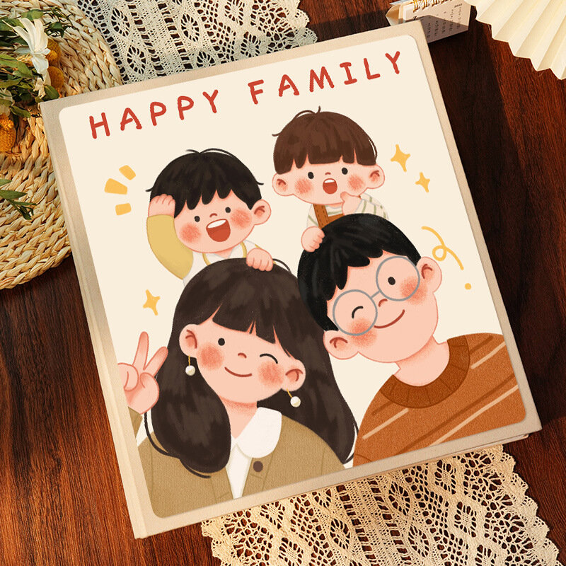 Семейный фотоальбом большой емкости, смешанных размеров, книга воспоминаний, книга записей о росте ребенка, книга для хранения 5inch 6inch фотографий