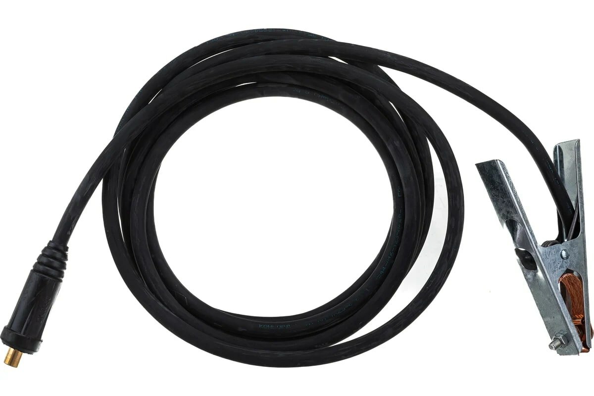 Зажим AURORA на массу 300А с кабелем КГ 1/25 медь 5м (Track 35-50 MMQ)