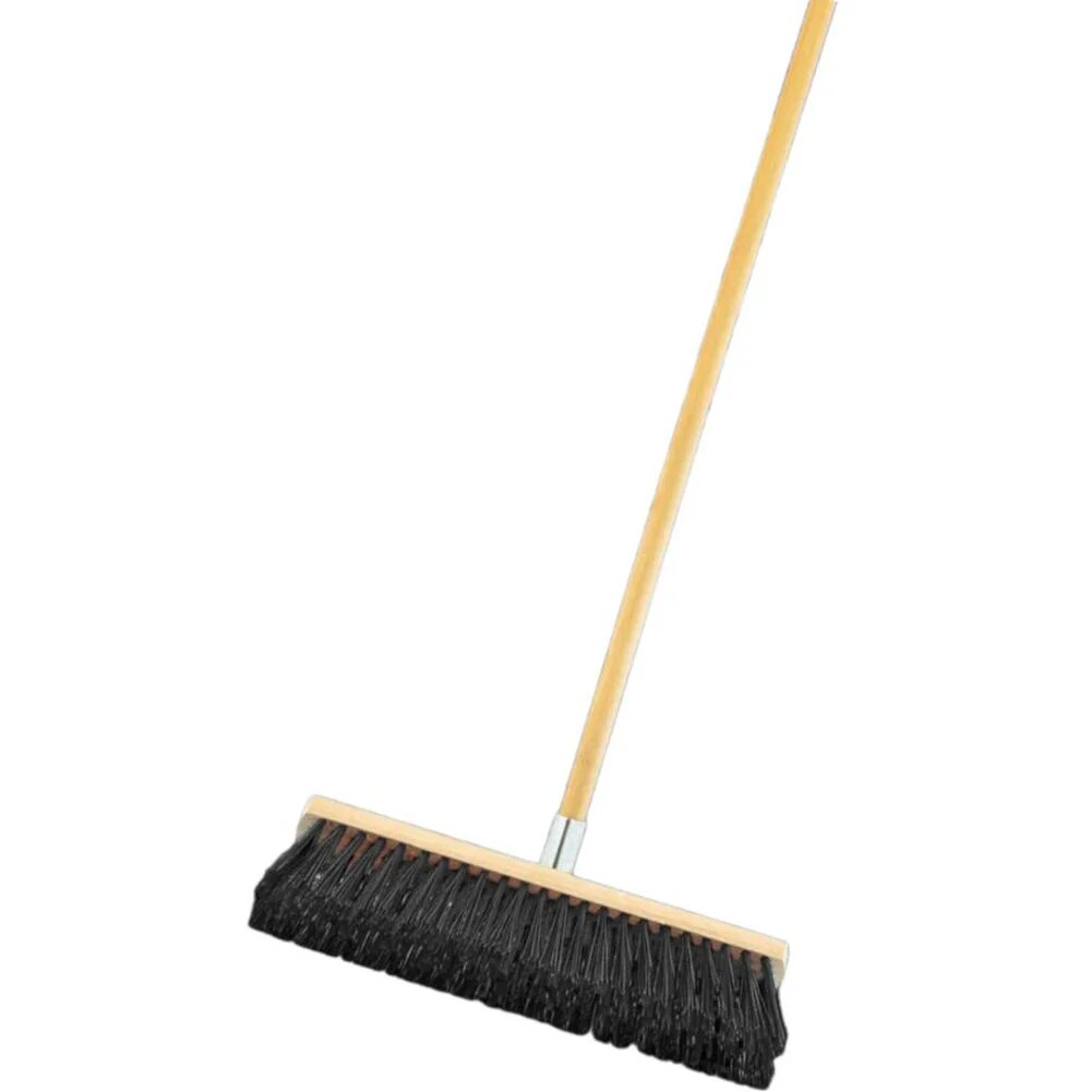 Щетка уличная в сборе Guppy 500 мм, бук, крепление металл, черенок без резьбы