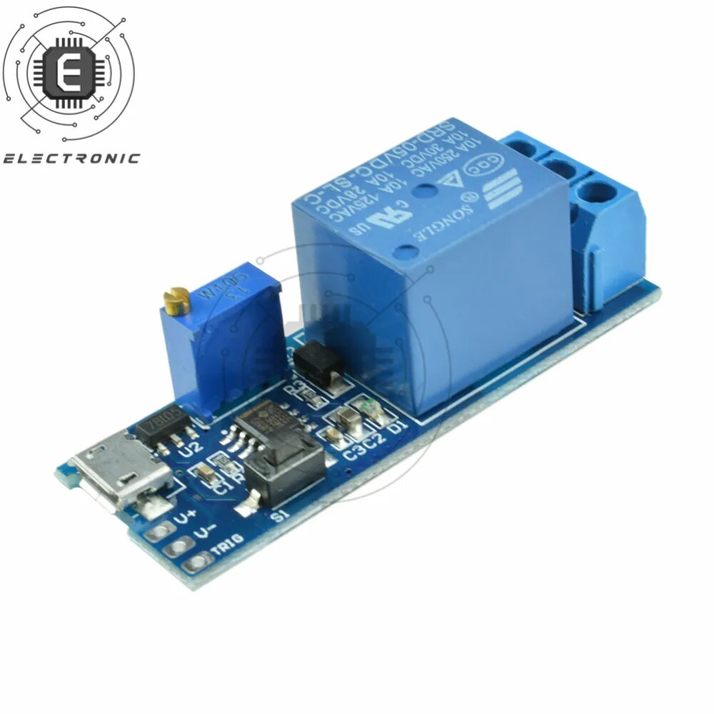 Реле времени Aideepen MicroUSB 5-30В