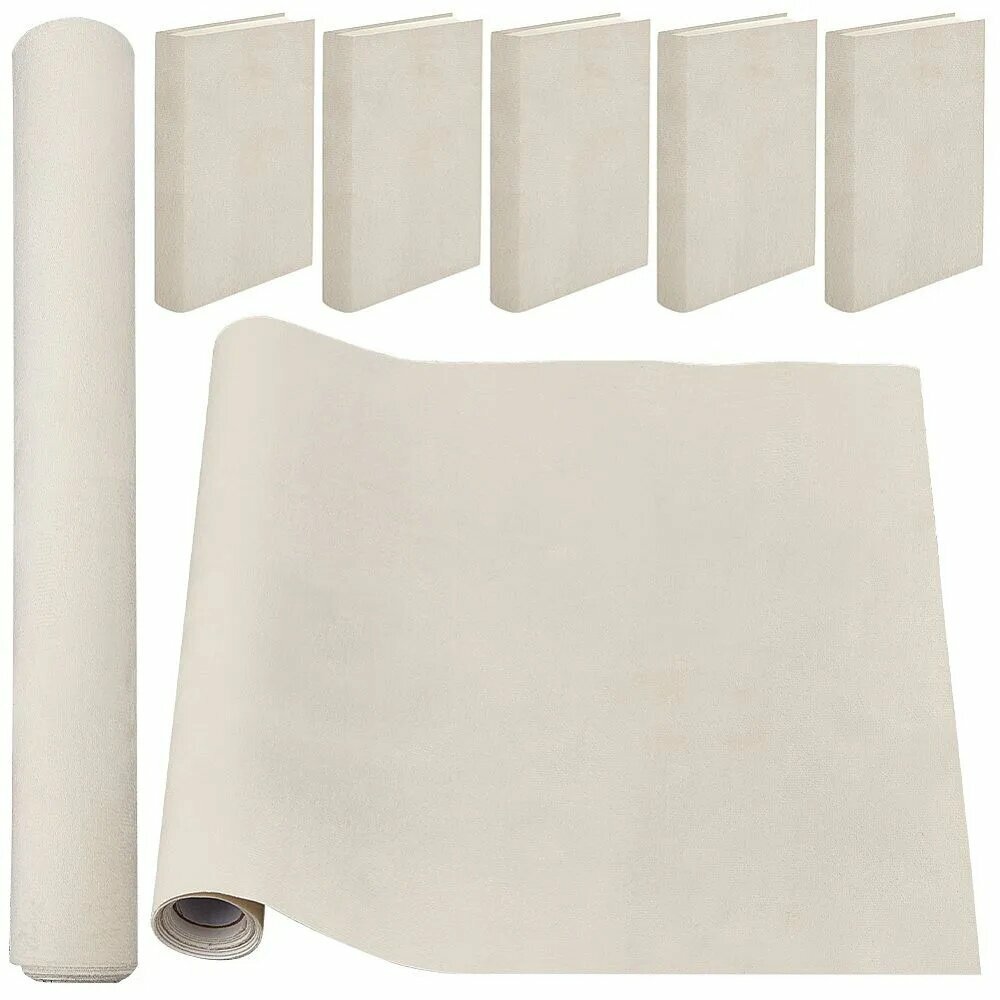 1 рулон бархатных обложек для книг Old Lace 1300x305x0,6 мм