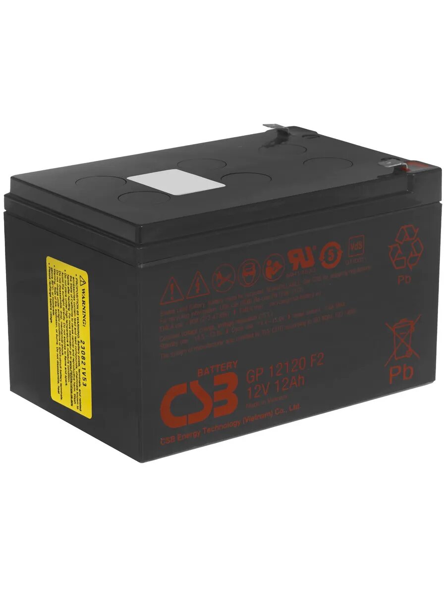 Батарея GP12120 (12V/12Ah) F2