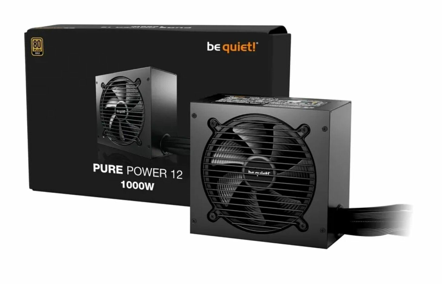 Блок питания 1000W Be quiet! Pure Power 12 (BP005EU) 80+ Gold (ATX3.1, PCIe 5.1)
