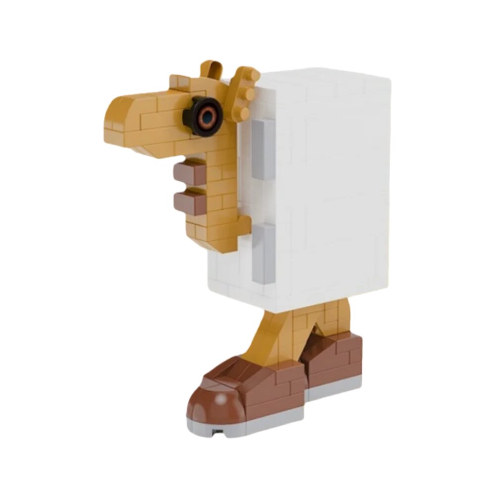 MINISO строительные блоки Жираф, Коричневый, M3324-No Box