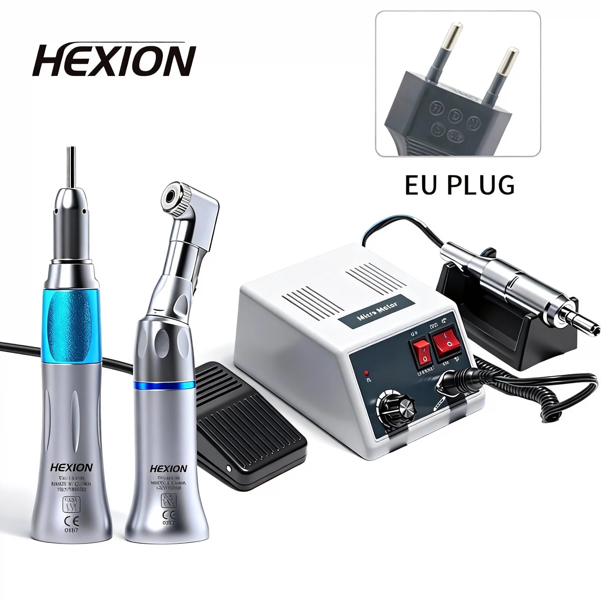 HEXION Микромотор стоматологический, EU Plug Set
