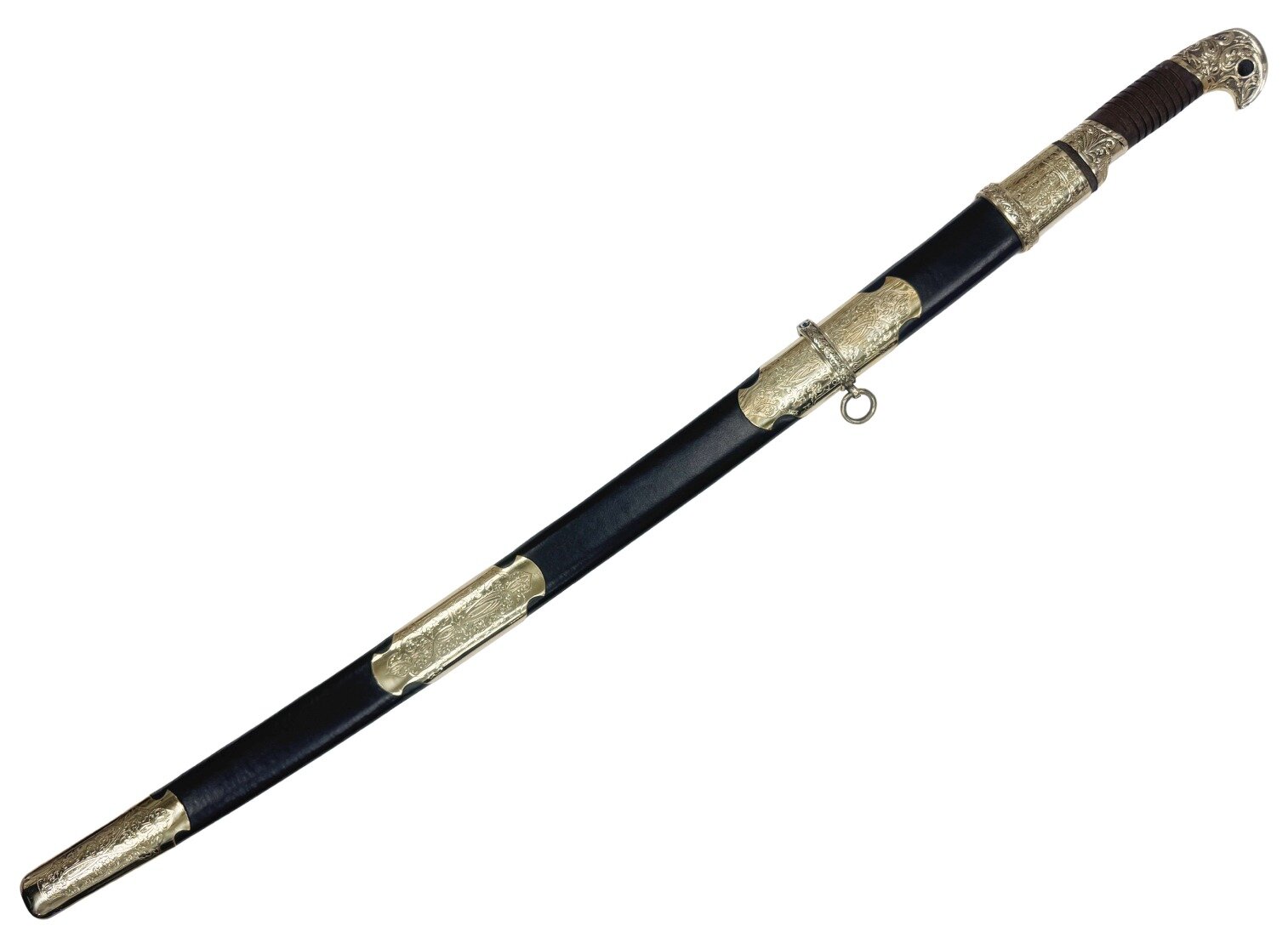 Наградная казачья шашка, образец 1881г, кованая сталь, латунь
