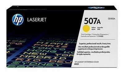 Картридж HP CE402A №507A, желтый