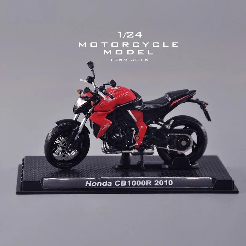 Maisto 1:24 металлический мотоцикл Honda Красный, 08