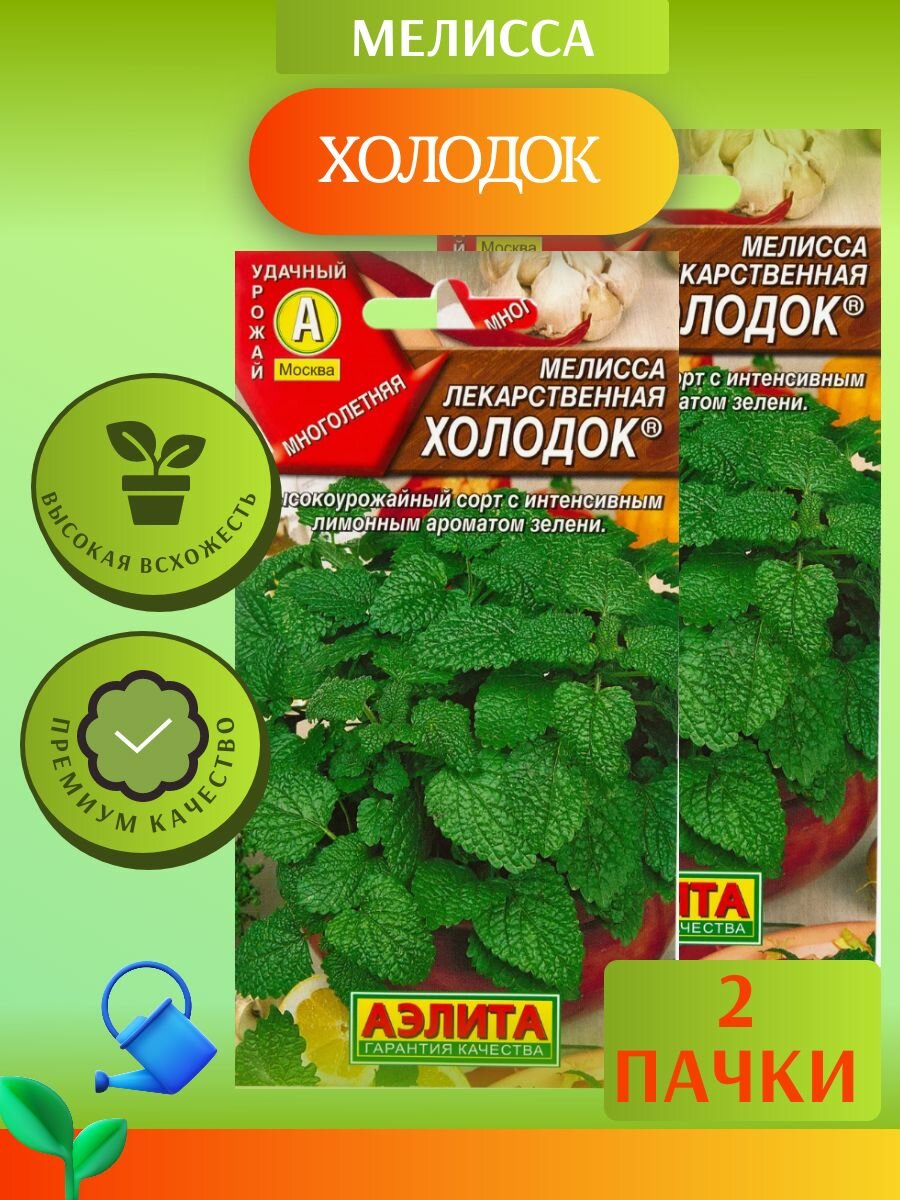 Мелисса Холодок лекарственная цв. п 0,1г (комплект из 2 пачек) Аэлита