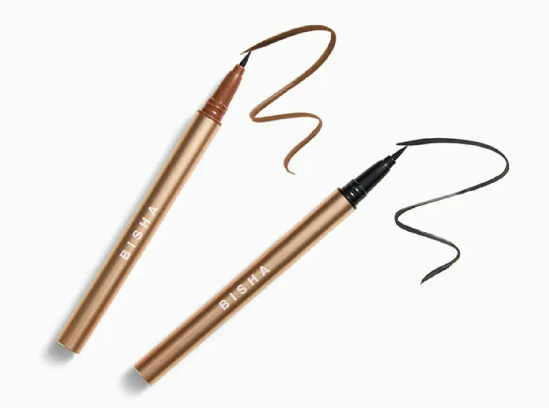 Bisha набор подводок коричневая и черная essential eye designer duo
