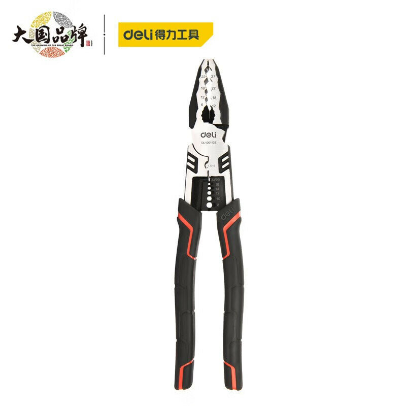 Кусачки Deli, облегчающие работу, многофункциональные кусачки для проводов, инструмент для зачистки проводов 10inch