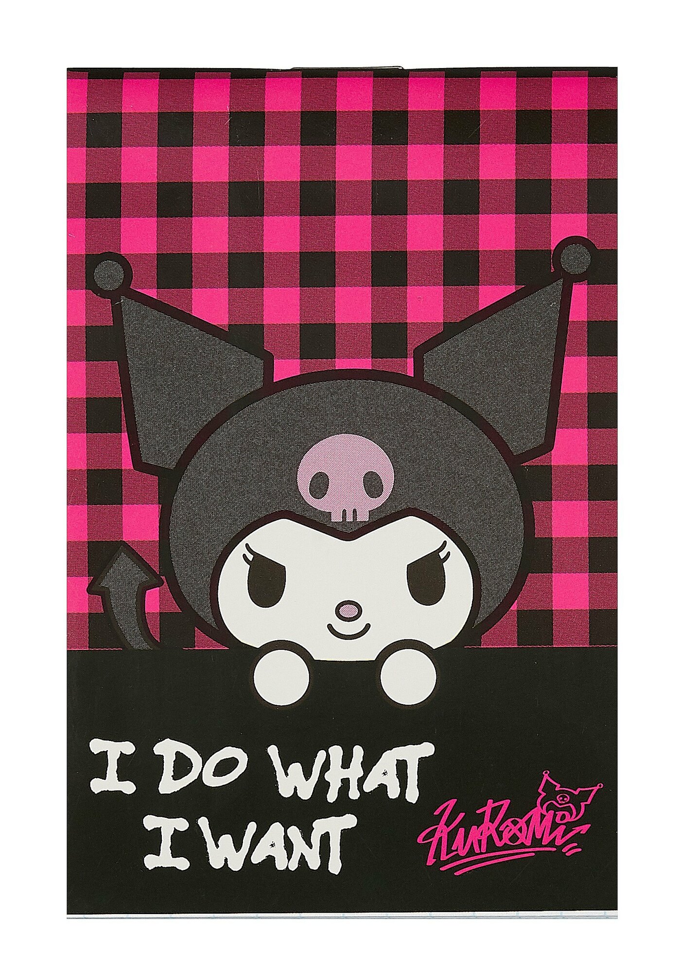 Блокнот в клетку Centrum, "Kuromi", А7, 40 листов