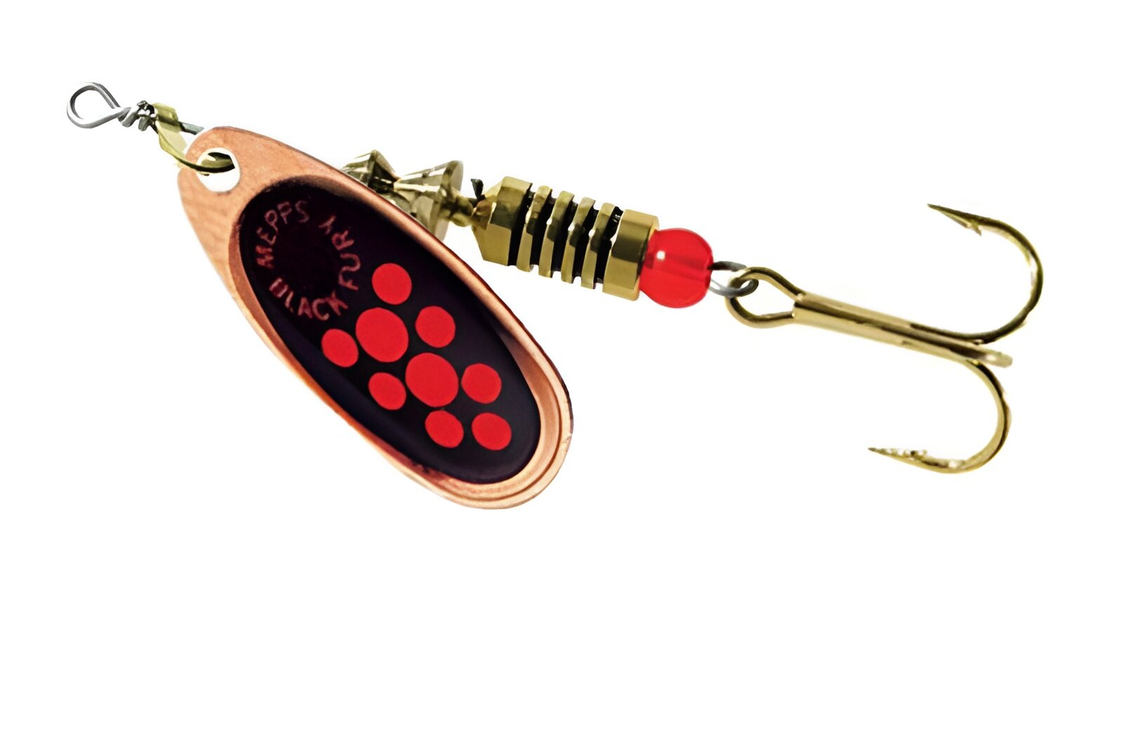 Блесна вращающаяся Mepps "BLACK FURY", 2, Copper/Yellow, 1 шт.