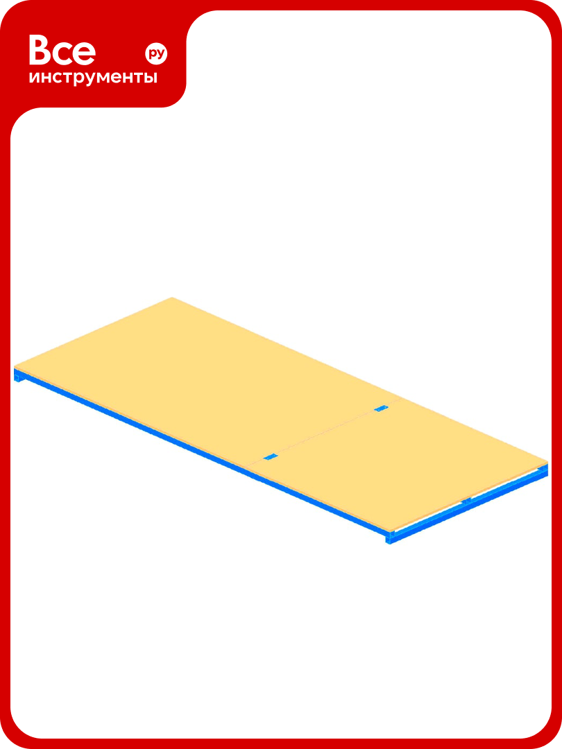 Настил с люком для вышек Мега 2,3 Мега 398 из алюминиевого сплава с антикоррозионным покрытием для высотных конструкций