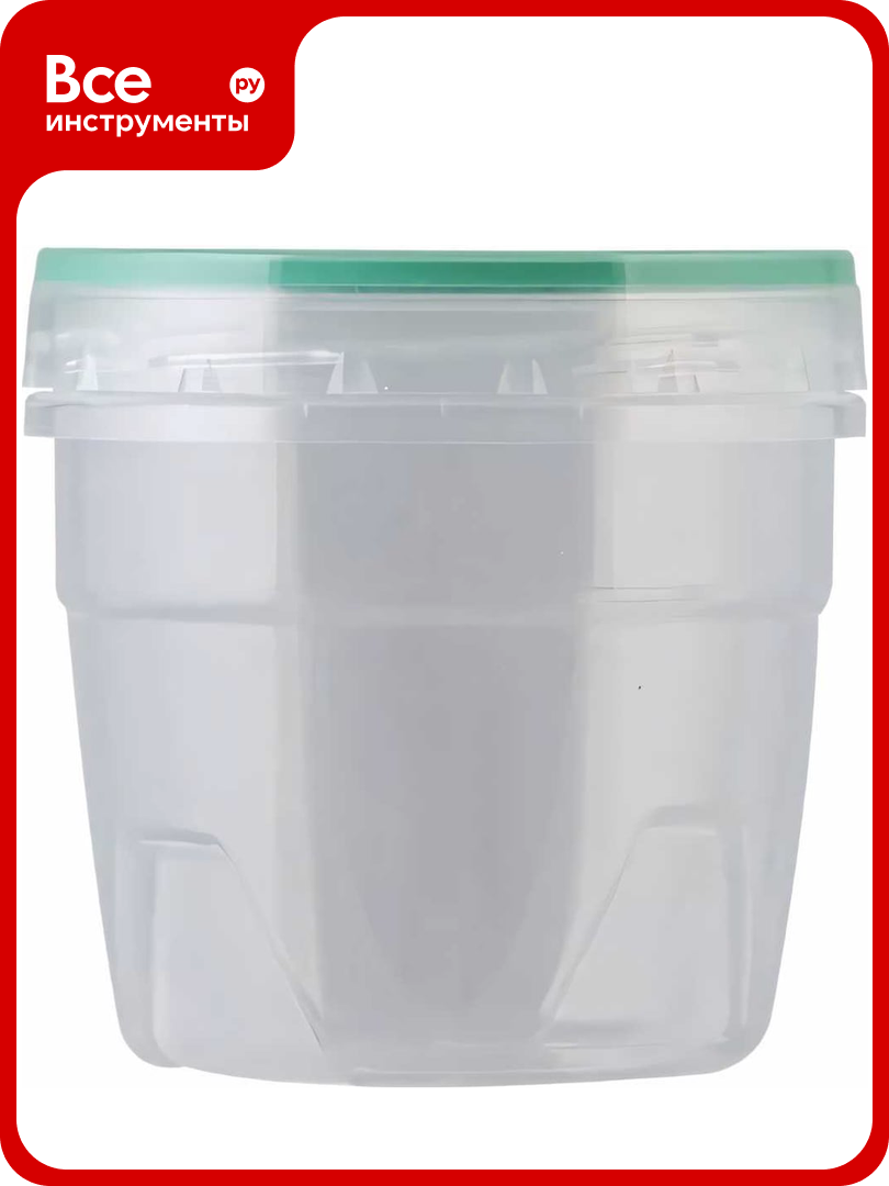 Банка Полимербыт премиум 0,5 л, с герметичной крышкой 434320100