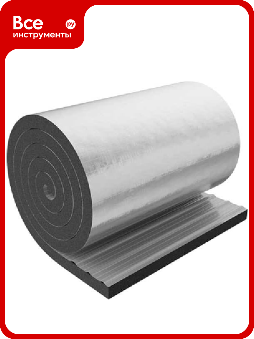 Теплоизоляционный рулон ру-флекс вент-ск металл 13x1000-14 14 м2 8178