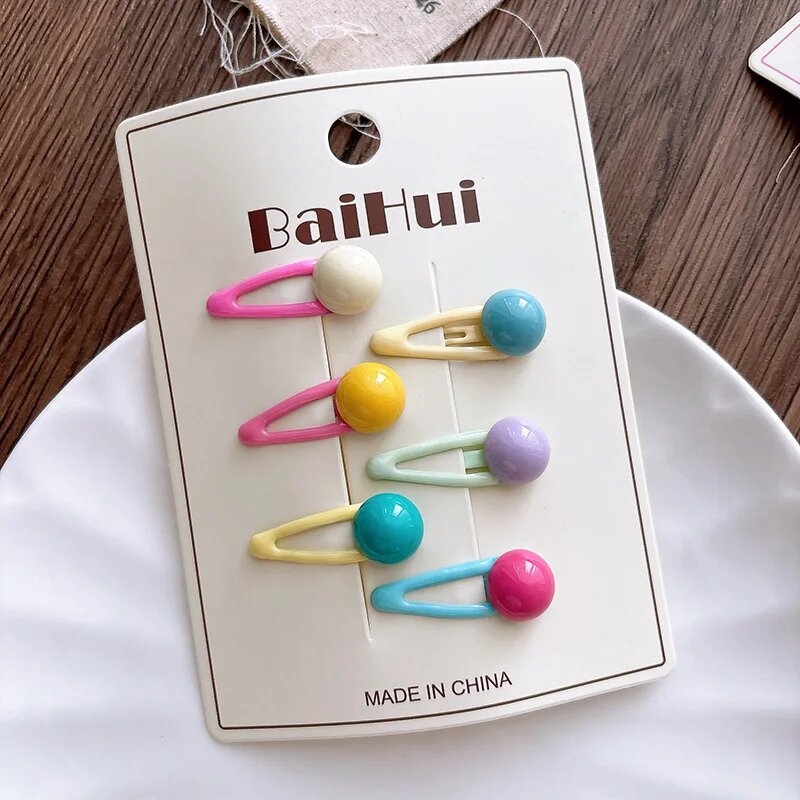 Детские заколки Bb 6 шт. 1-3Cm Doudou