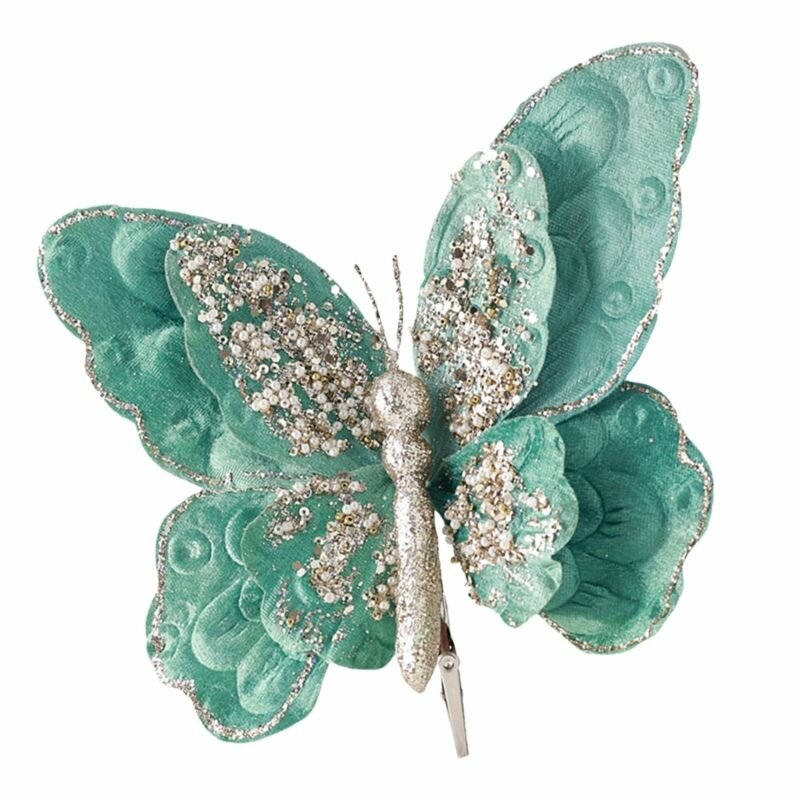 Рождественское украшение бабочка-Клипса-Голубое Озеро