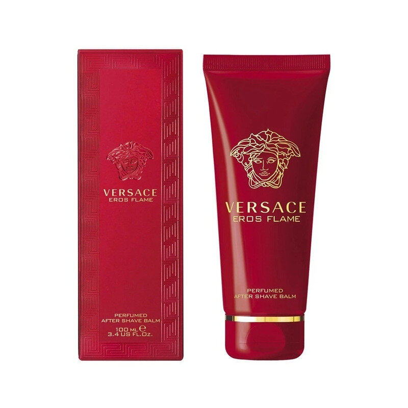 Бальзам после бритья Versace Eros Flame 100 мл / Парфюмированное средство Версаче Эрос Флейм / Пламя Эроса