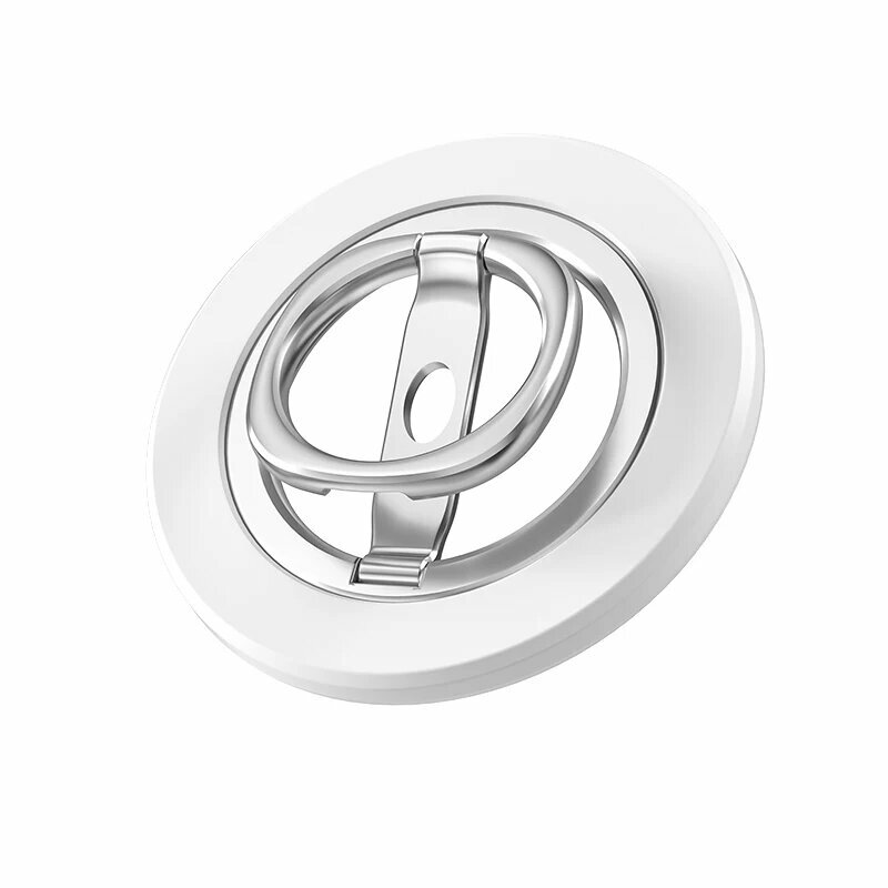 Белая вращающаяся подставка-кольцо для телефона Magsafe