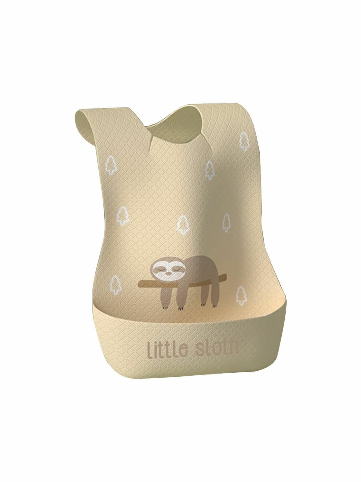 20 шт. Одноразовые непромокаемые слюнявчики, Желтый