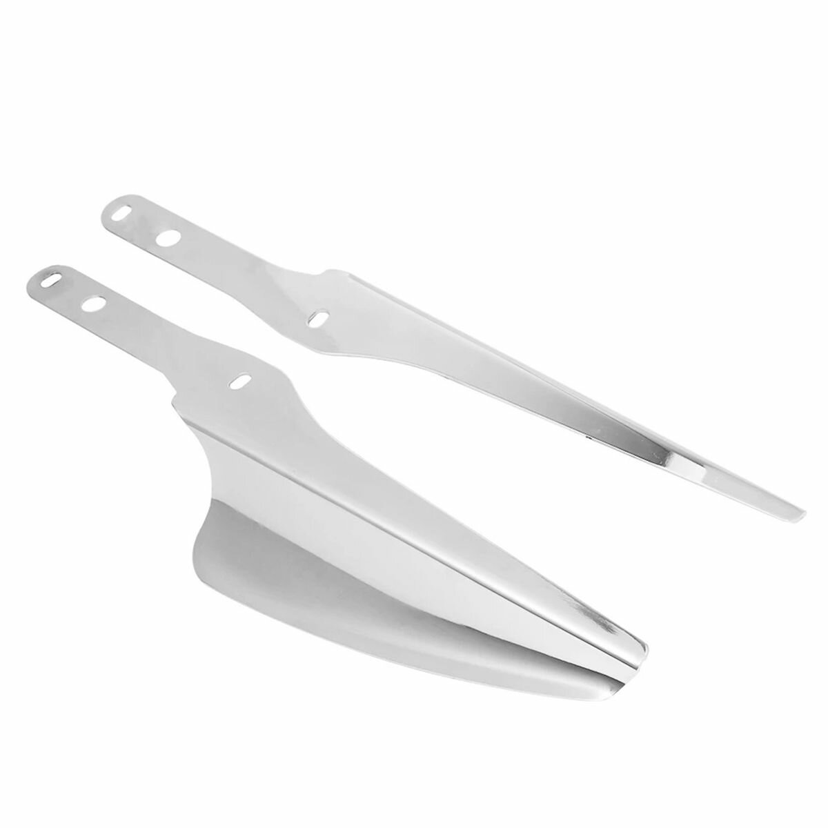 Ветровые дефлекторы для крепления передней вилки для Touring Road 95-21 (серебристые)