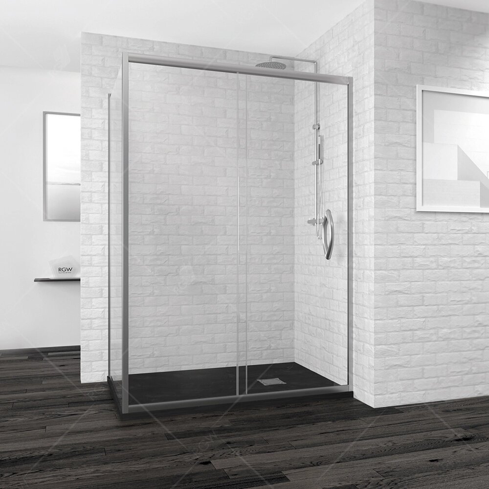 Душевой уголок RGW Passage PA-76 130x100 профиль хром, стекло прозрачное
