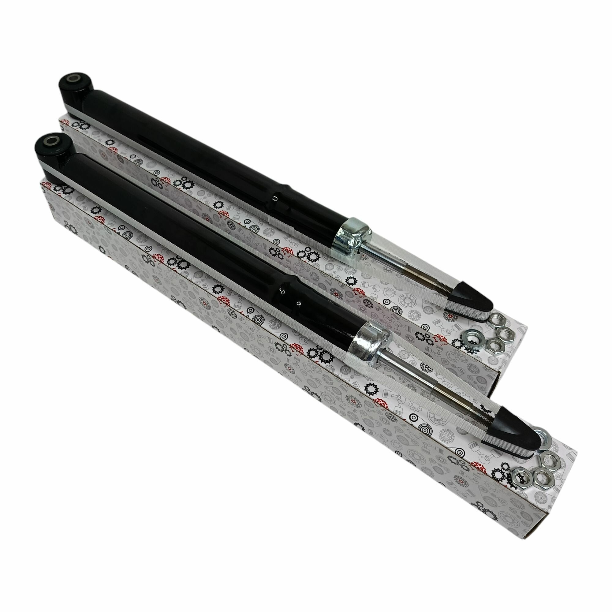 Амортизатор задний Чери Бонус Вери А13 (Chery Bonus Very A13) комплект 2шт Iberis