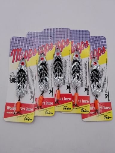 Блесна Mepps Syclops, набор блесен-колебалок из 5 шт, 60мм, 12 г