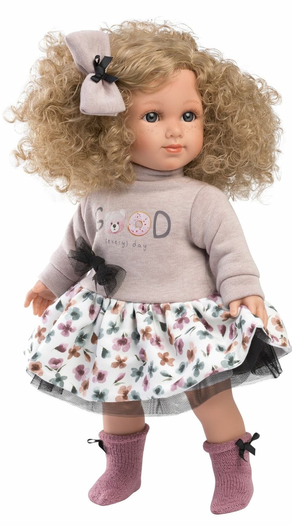 Кукла Llorens, Елена в красивом наряде, 35 см - 53549, винил, вращается голова