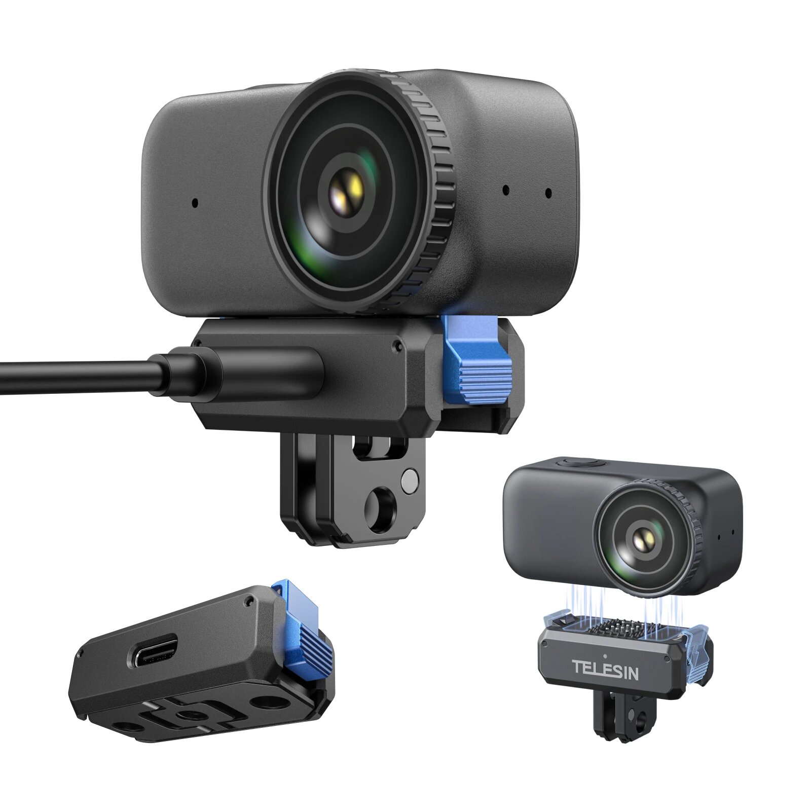 Магнитный адаптер крепления TELESIN для DJI Osmo Nano With Charging