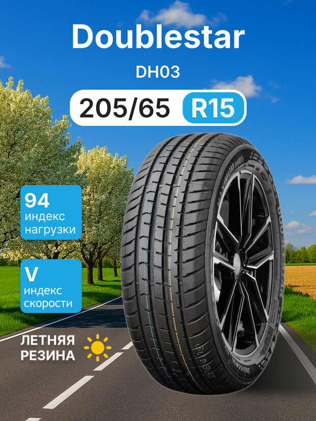 Летняя шина DoubleStar DH03 205/65/15 V 94