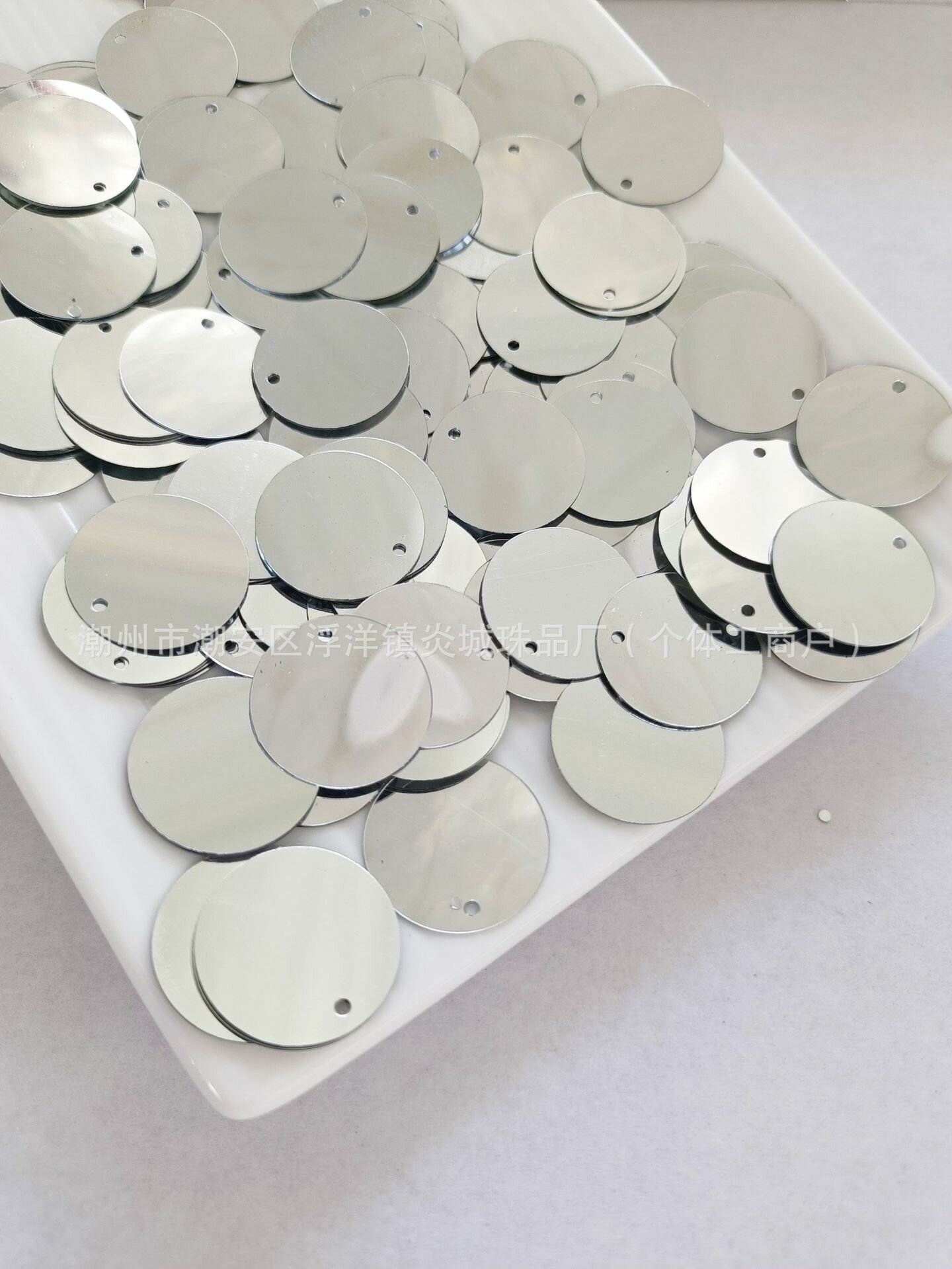 6-65 мм круглые односторонние отверстия ПВХ пайетки аксессуары для одежды подвеска декор ручная работа DIY ювелирные детали