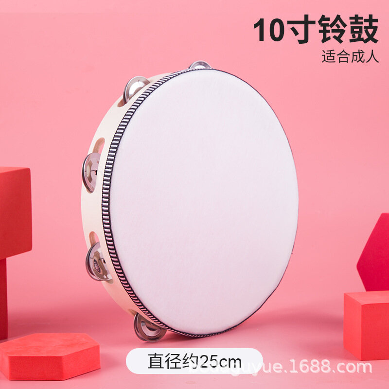 Инструмент ударных Орффа, тамбурин, детский колокольчик, тамбурин для учителей детского сада, деревянный инструмент для обучения танцам