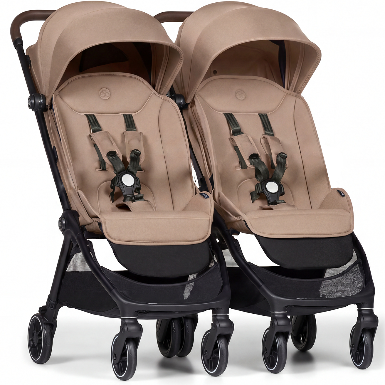 Коляска прогулочная для двойни Bumprider Connect.mini Taupe (2 коробки)