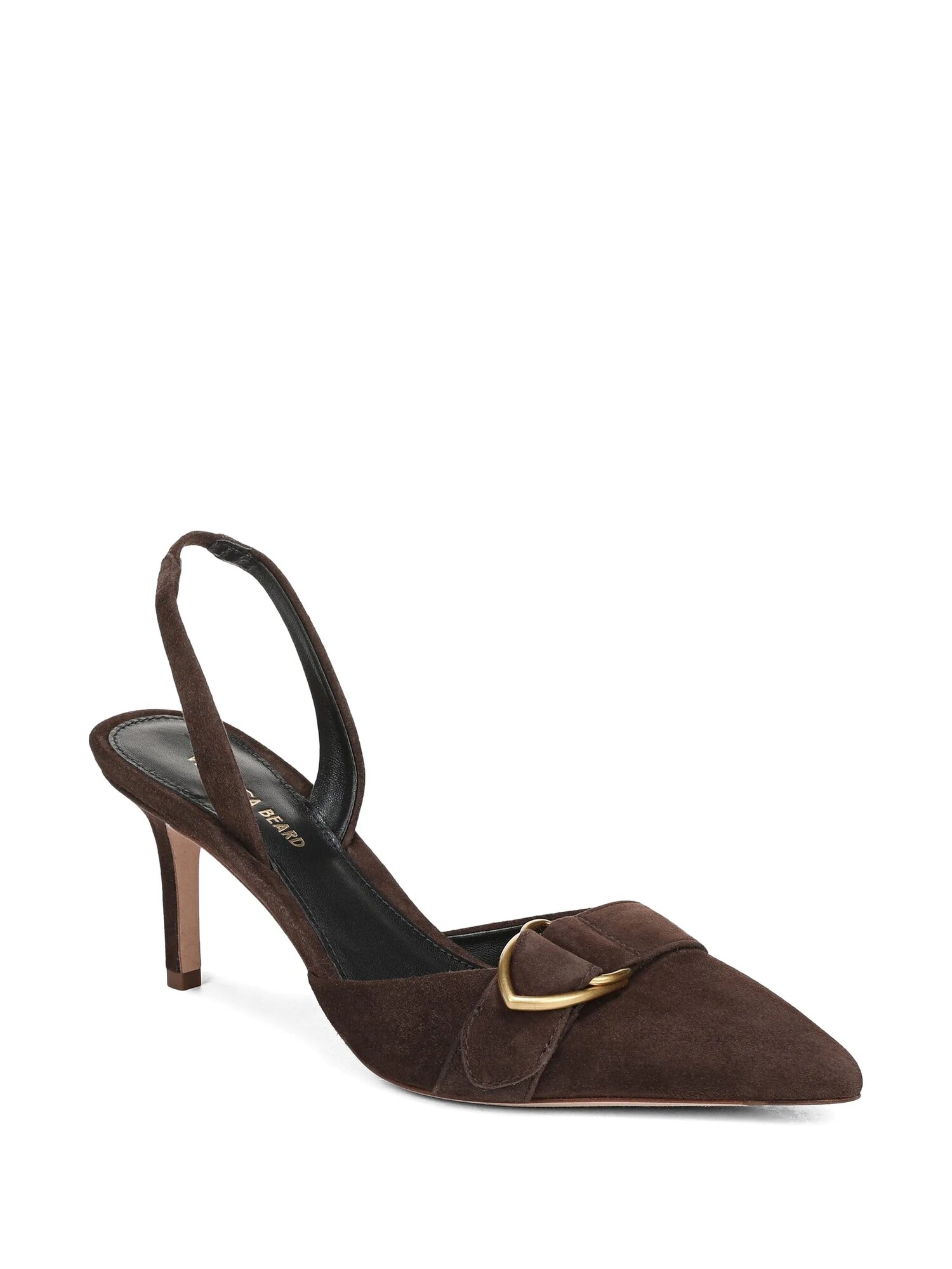 Туфли Veronica Beard Buckle-strap pumps, размер 9, brown — фото 1