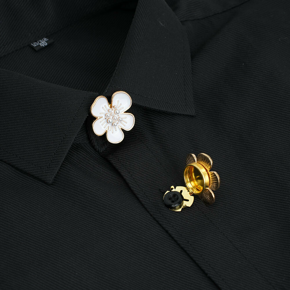 Накладки декоративные клипсы для пуговиц, Красивые аксессуары для одежды, Зажим для запонок на рубашке