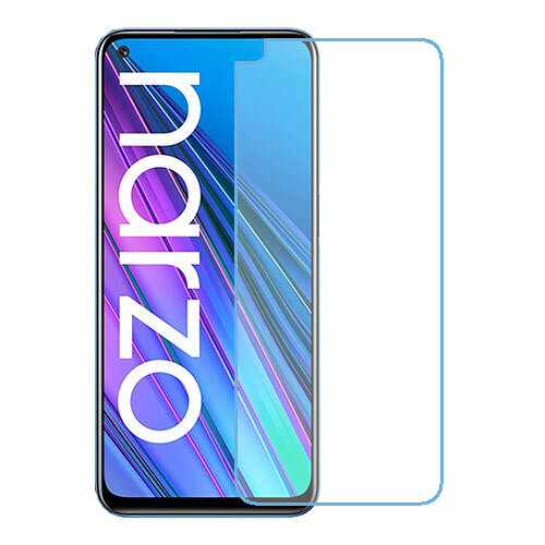 Скрин Мобайл защитный экран для Realme Narzo 30 5G из нано стекло 9H