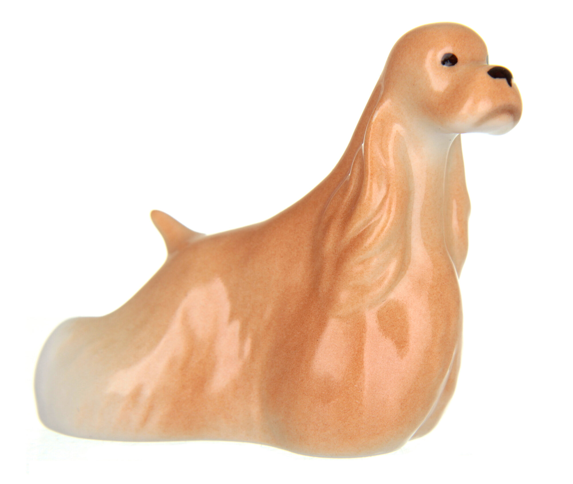 Статуэтка ИФЗ Кокер-спаниель, ручная роспись, фарфор 82.06776.00.1