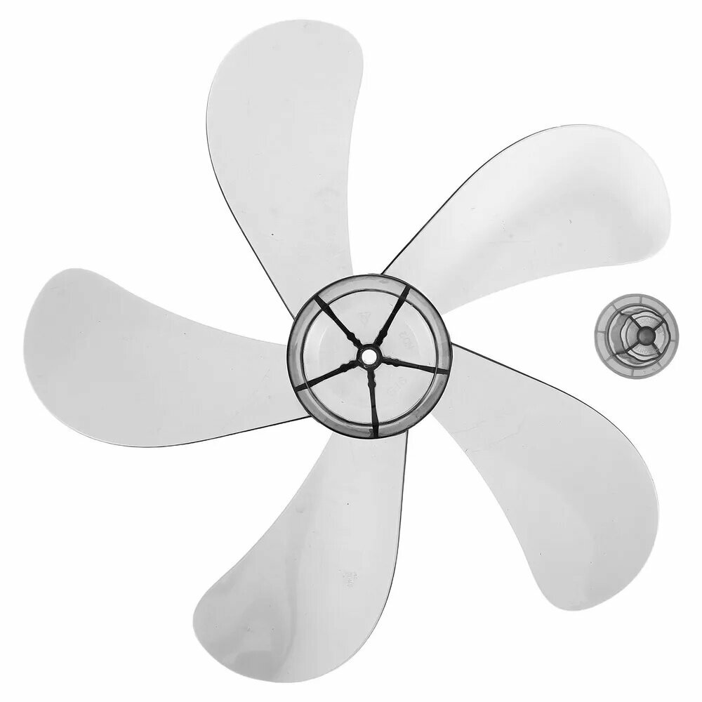 Пластиковые лопасти вентилятора 16 дюймов серые с 5 лопастями для ремонта домашнего вентилятора