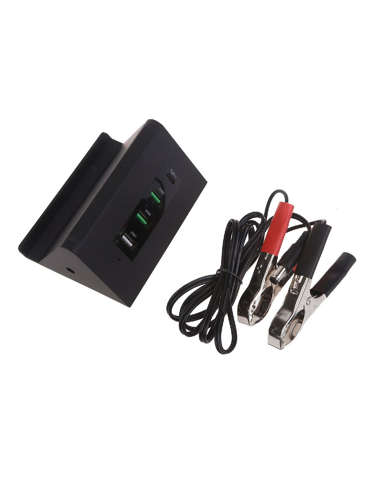 Зажимной блок питания 12V24V 3USB + зарядное устройство типа C