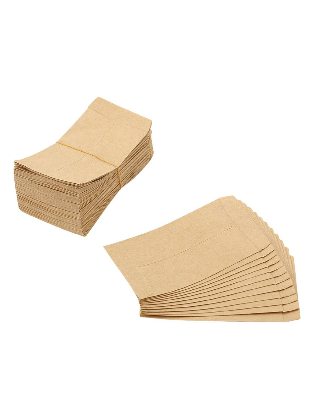 100 шт, пакет для семян из крафт-бумаги, пакет для конфет