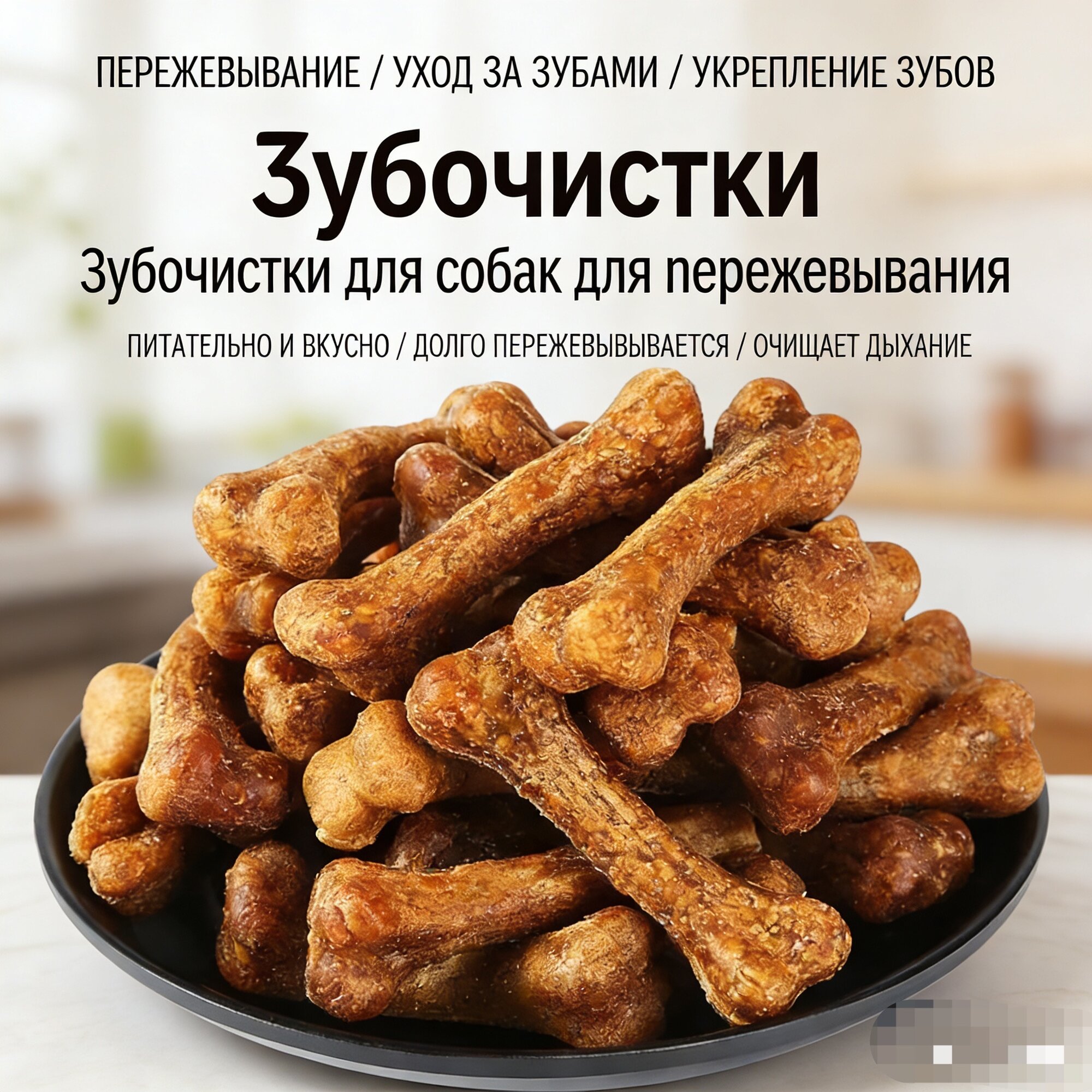 Зубочистки для собак No brand "Укрепляют зубы", натуральный состав
