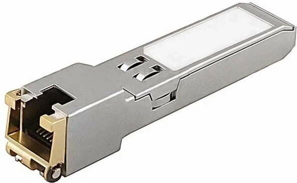 NS-SFP-RJ45-G-01 / Медный SFP модуль Gigabit Ethernet с разъемом RJ45. Скорость 1000 Мбит/с. Интерфе