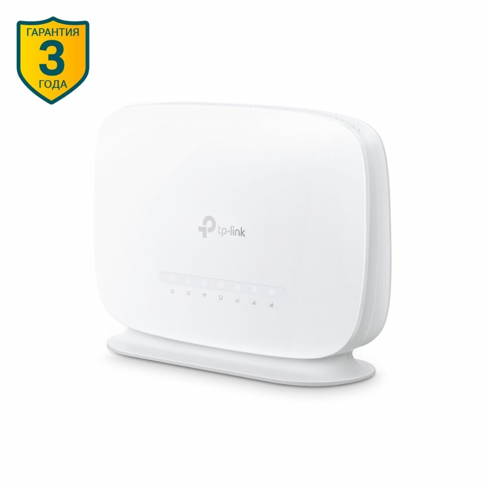 Wi-Fi Роутер 4G+ TP-Link Archer MR505, AC1200, LTE Cat.6 300мбит/с, 3xRJ45 1Гбит/с, 1xNanoSIM, двухдиапазонный