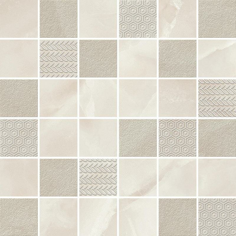 Керамическая мозаика Керлайф Onice Perla Mosaic 921670 30x30 см