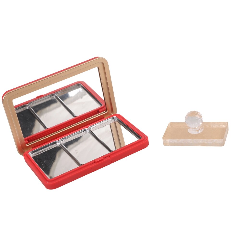 Матовая красная магнитная Коробка Для Хранения теней для век и Румян High Gloss Box-№ 1