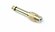 Переходник Invotone AD160/G аудио RCA (F) - jack 6.3 мм моно (M), золотистый