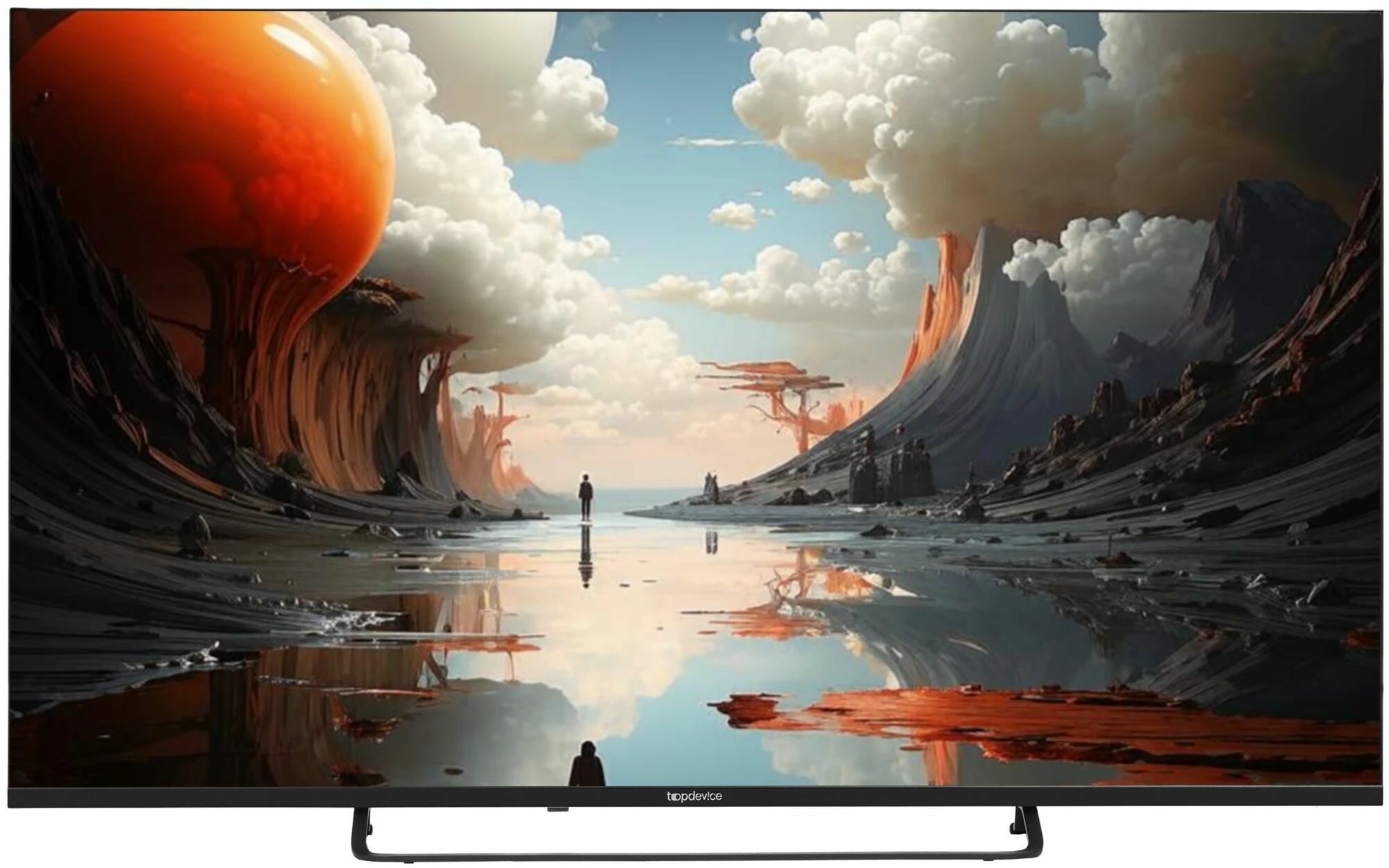 50" (126 см) Телевизор Topdevice TDTV50CS06U_BK, черный