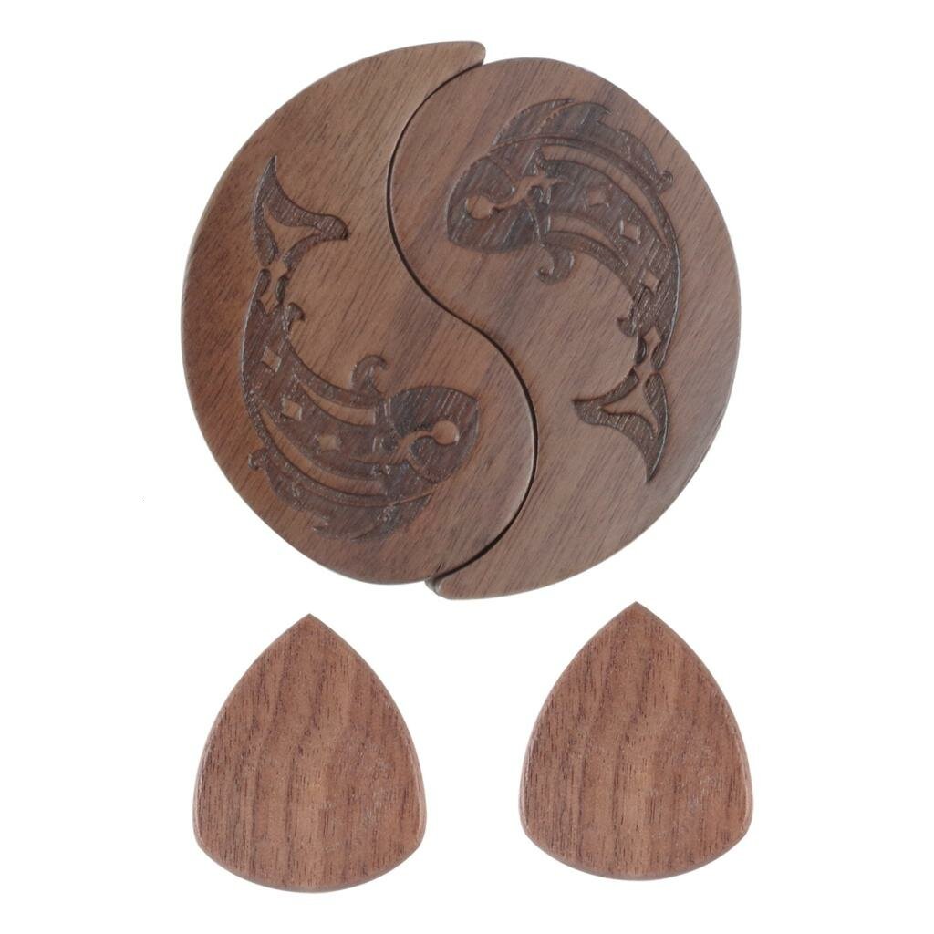 Коробка для хранения гитарных медиаторов, Круговой Стиль